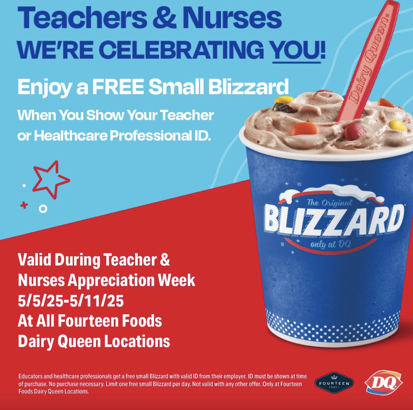 Dairy Queen Nurses Week Giveaway | 2025 - General Nursing Support